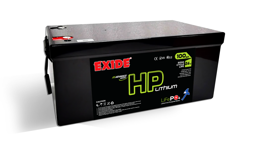 HP LITHIUM 24V 100AH – Exide Online Store